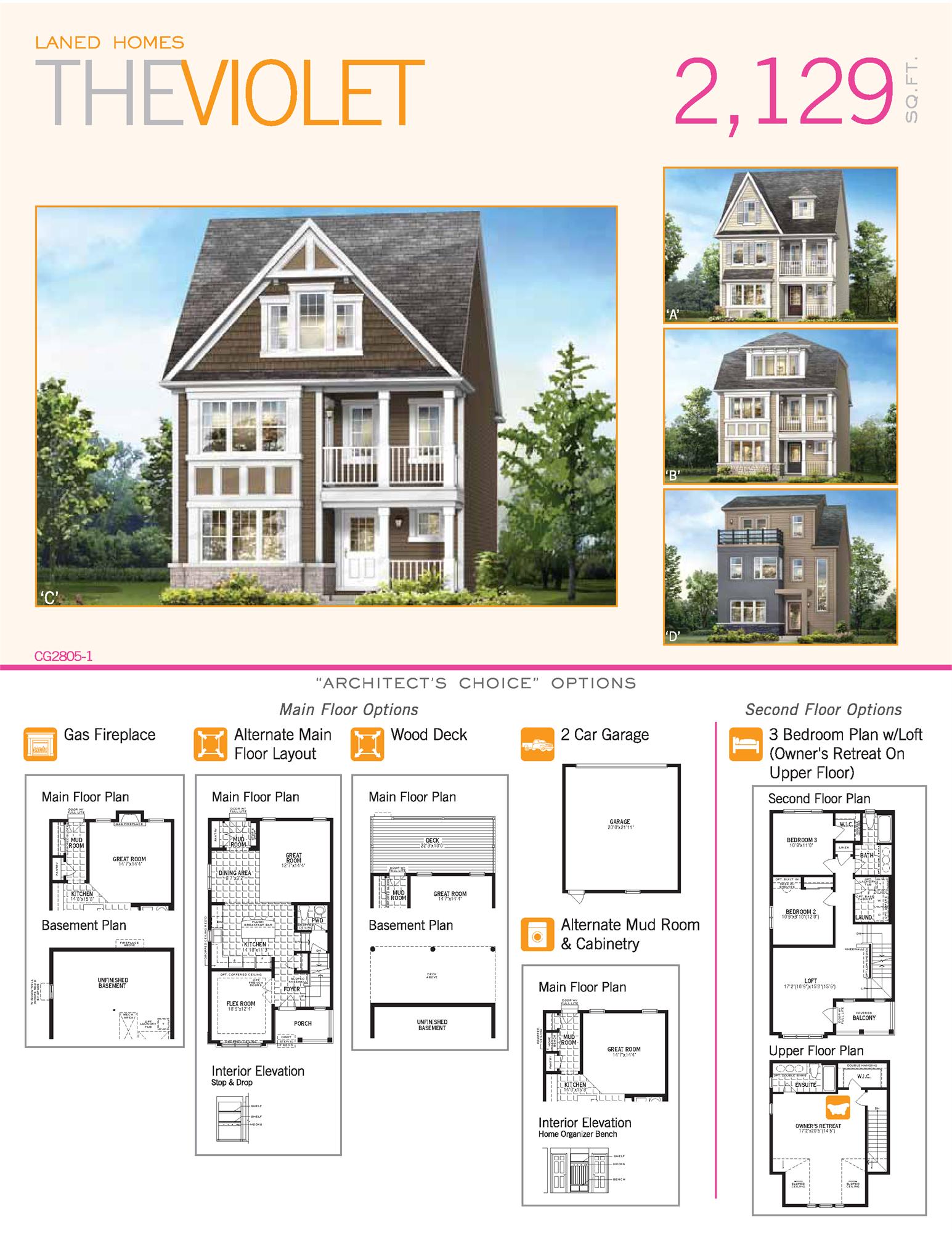 Cityscape by Mattamy Homes - Violet Floor Plan, Calgary AB | Livabl