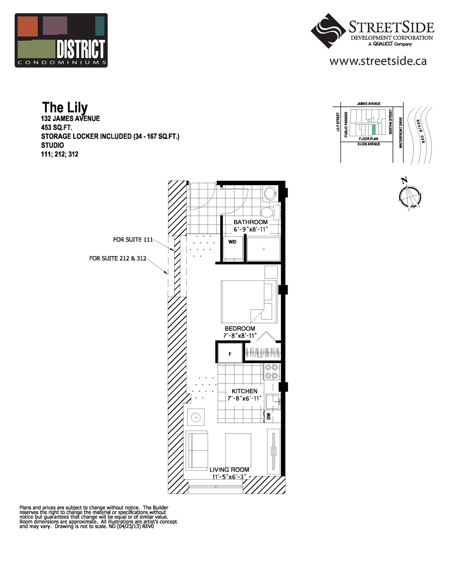 District Condominiums - Lily Floor Plan, Winnipeg MB | Livabl