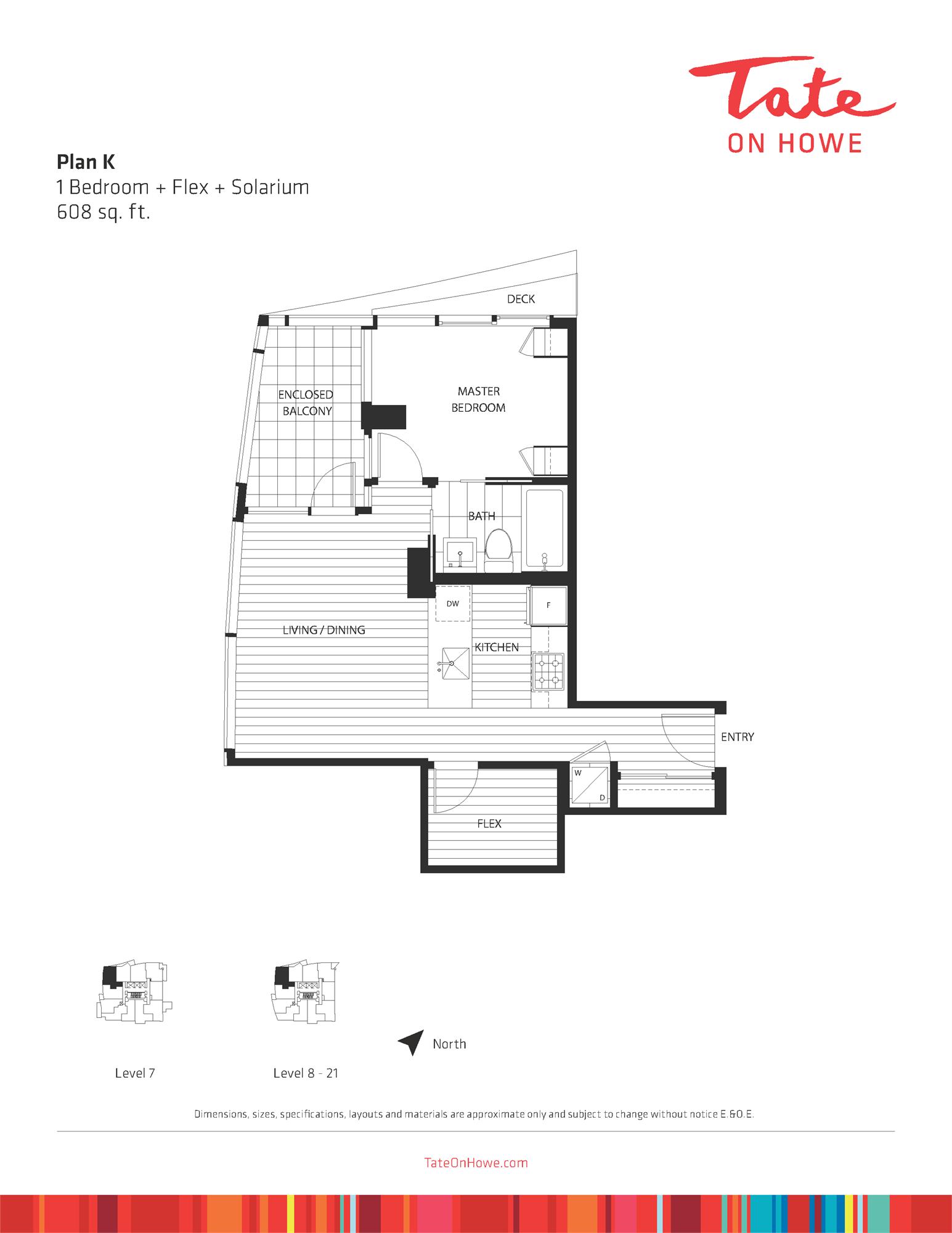 Tate Downtown | K | Floor Plans and Pricing