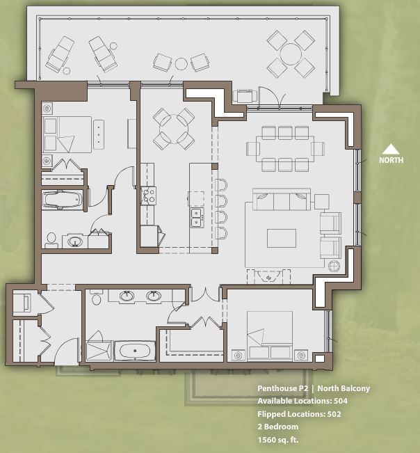 Champagne - P2 Floor Plan, Calgary AB | Livabl