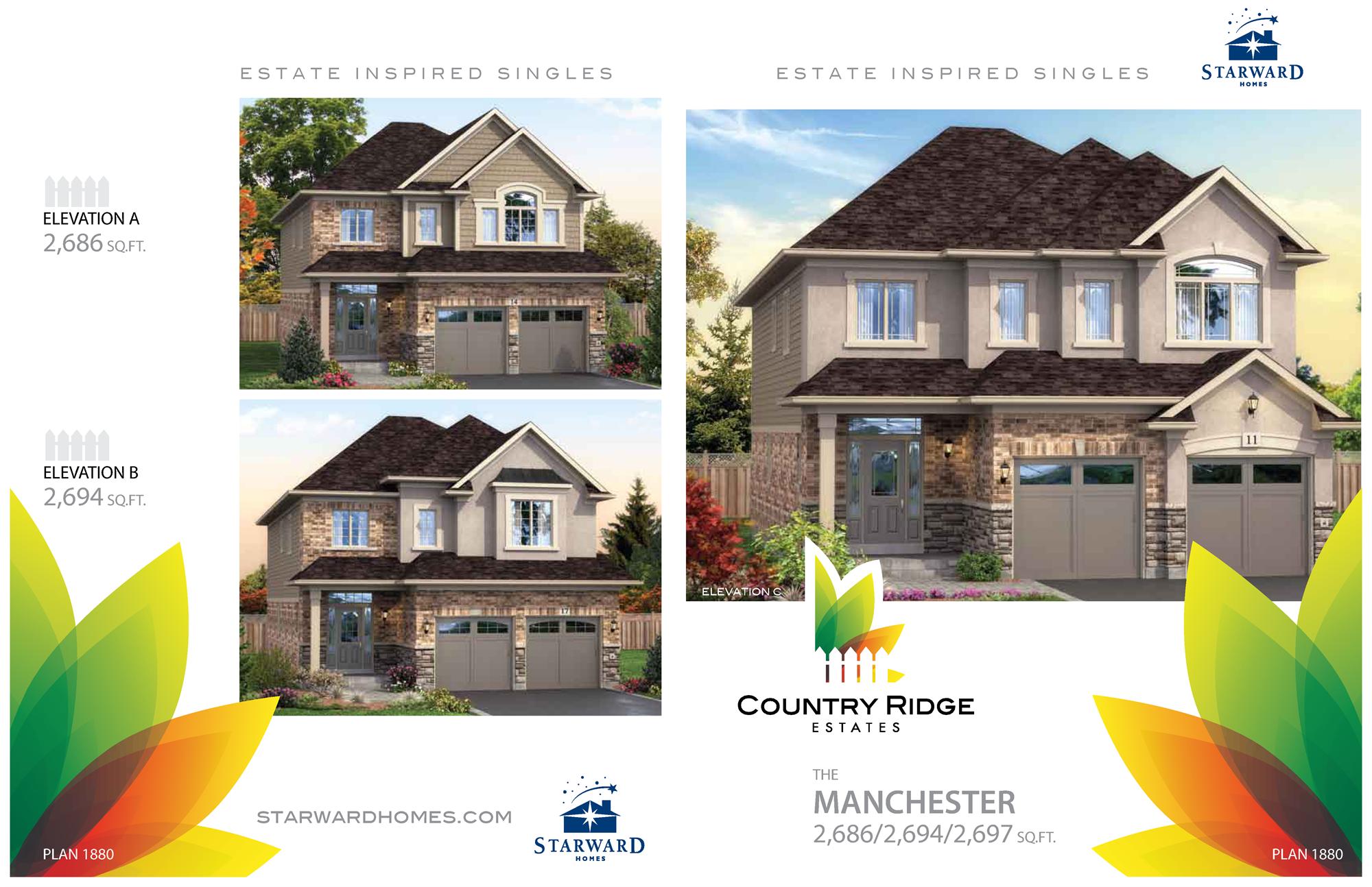 Country Ridge Estates | The Manchester | Floor Plans and Pricing