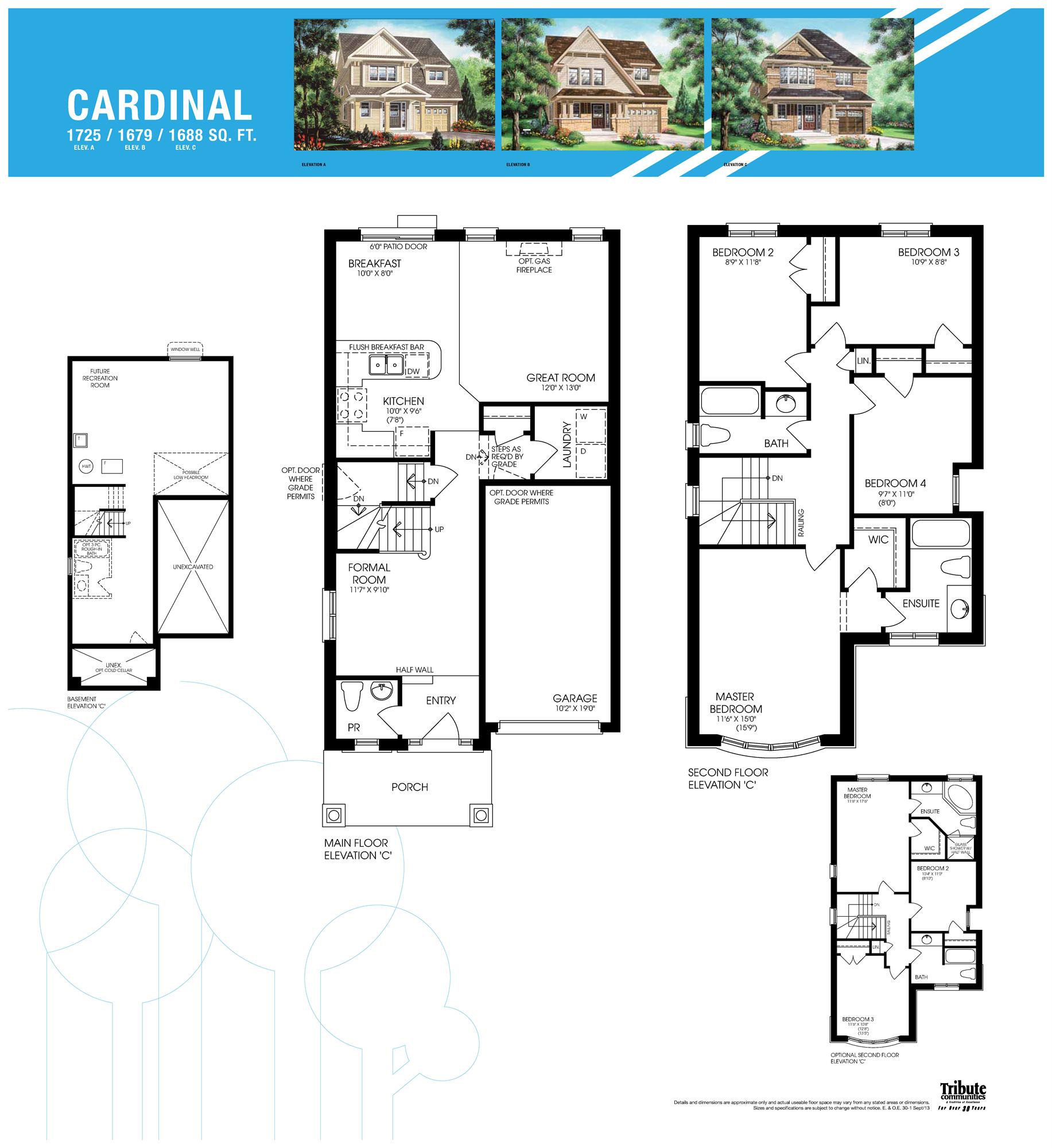U.C. | Cardinal | Floor Plans and Pricing
