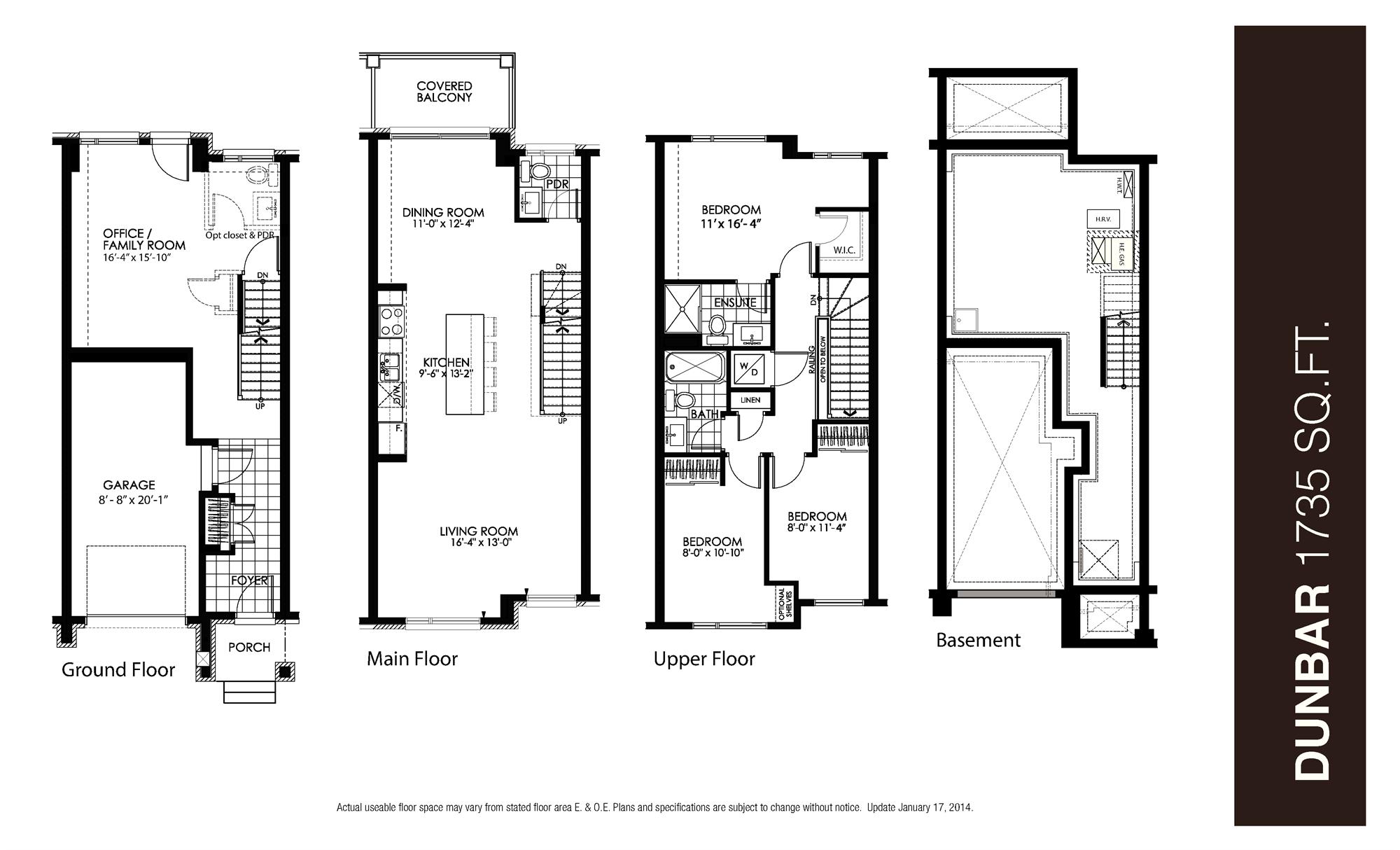 Fieldstone - The Dunbar Floor Plan, Ottawa ON | Livabl