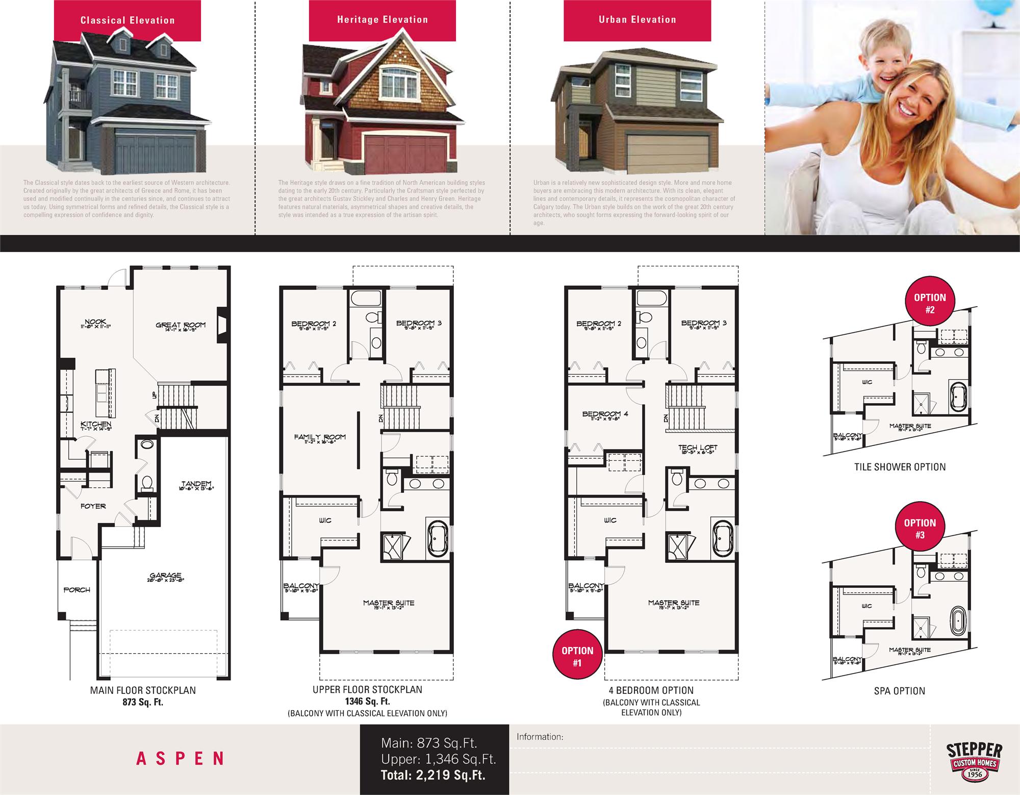 Copperfield - Aspen Floor Plan, Calgary AB | Livabl