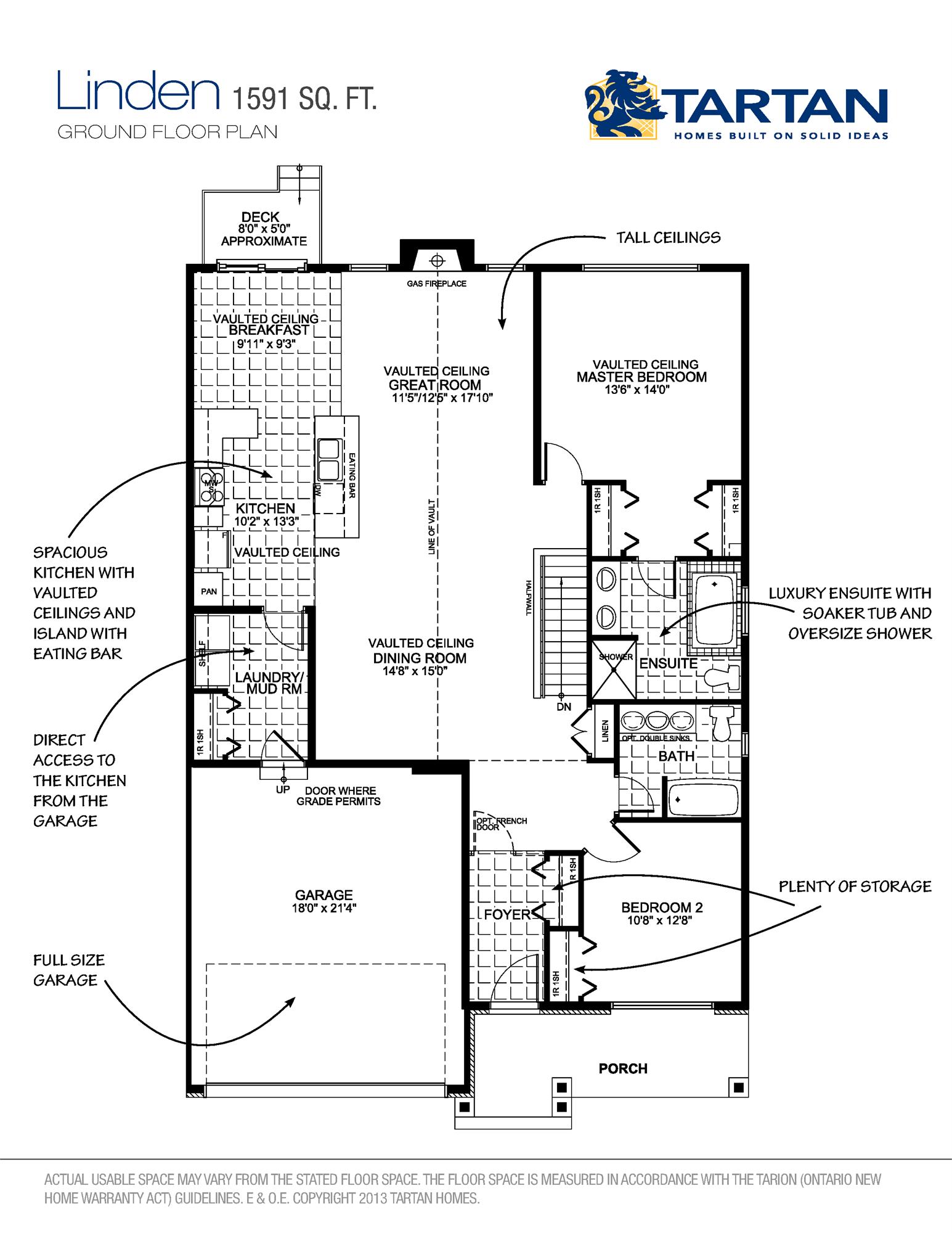 Havencourt - Linden Floor Plan, Ottawa ON | Livabl