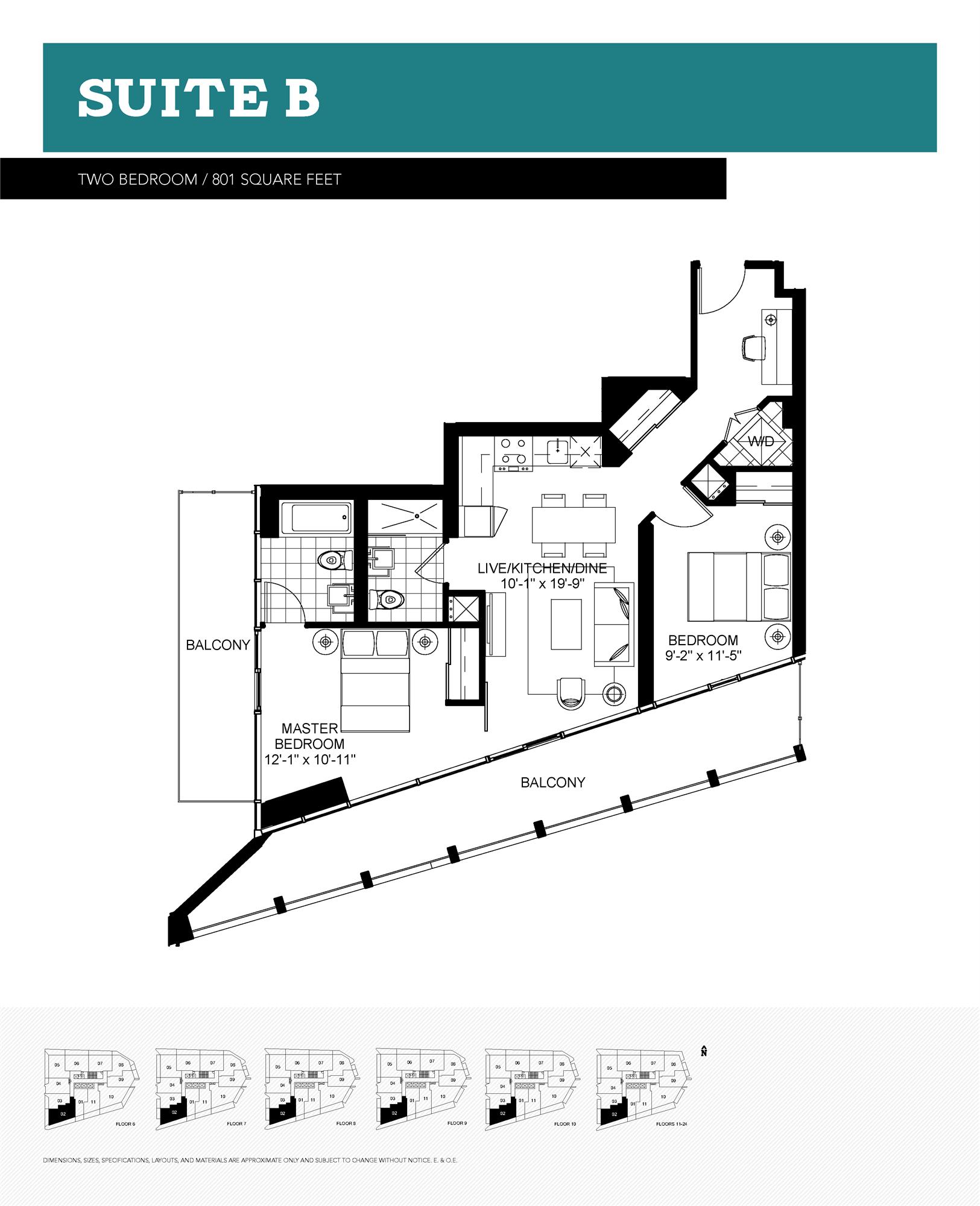 Garrison Point | Suite B | Floor Plans and Pricing