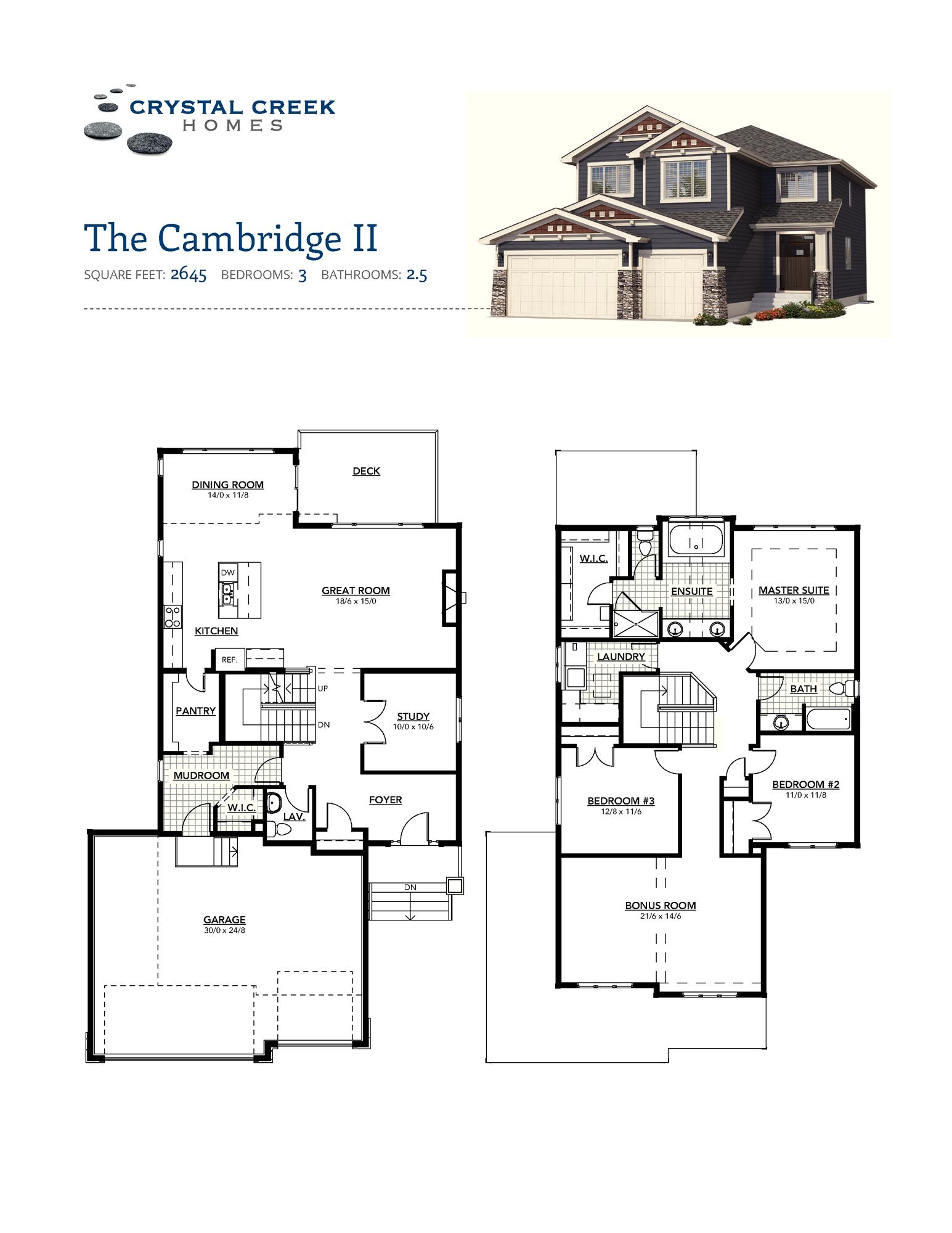Cooper's Crossing | Cambridge II | Floor Plans and Pricing