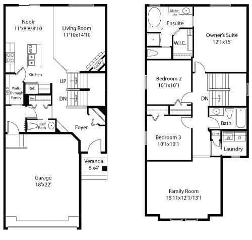 Sherwood by Shane Homes - Orion Floor Plan, Calgary AB | Livabl
