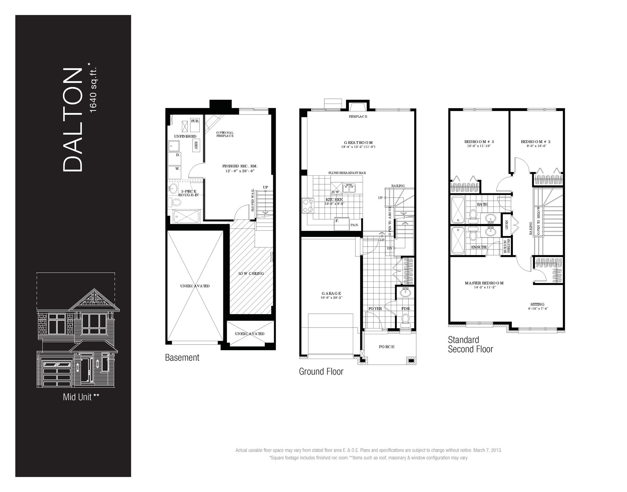 Strandherd Meadows | Dalton | Floor Plans and Pricing