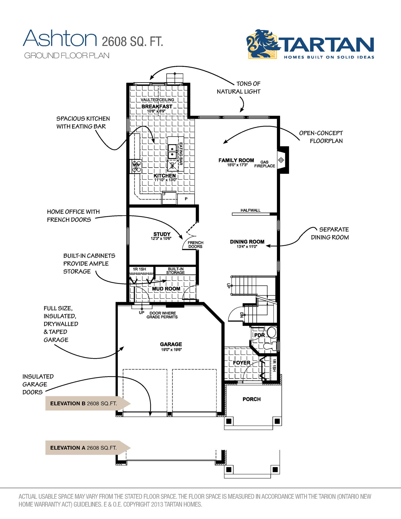 Havencrest - Ashton Floor Plan, Ottawa ON | Livabl