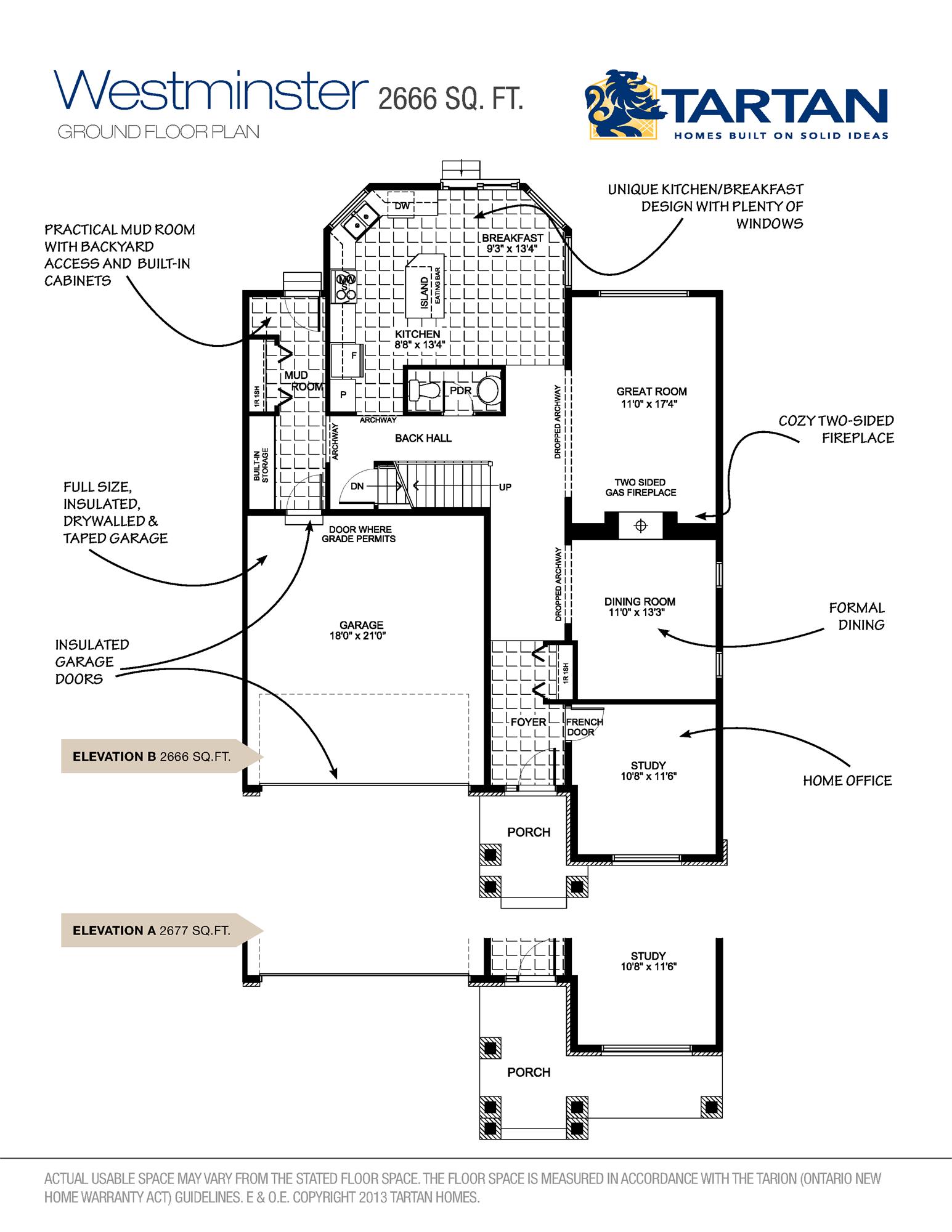 Havencrest - Westminster Floor Plan, Ottawa ON | Livabl