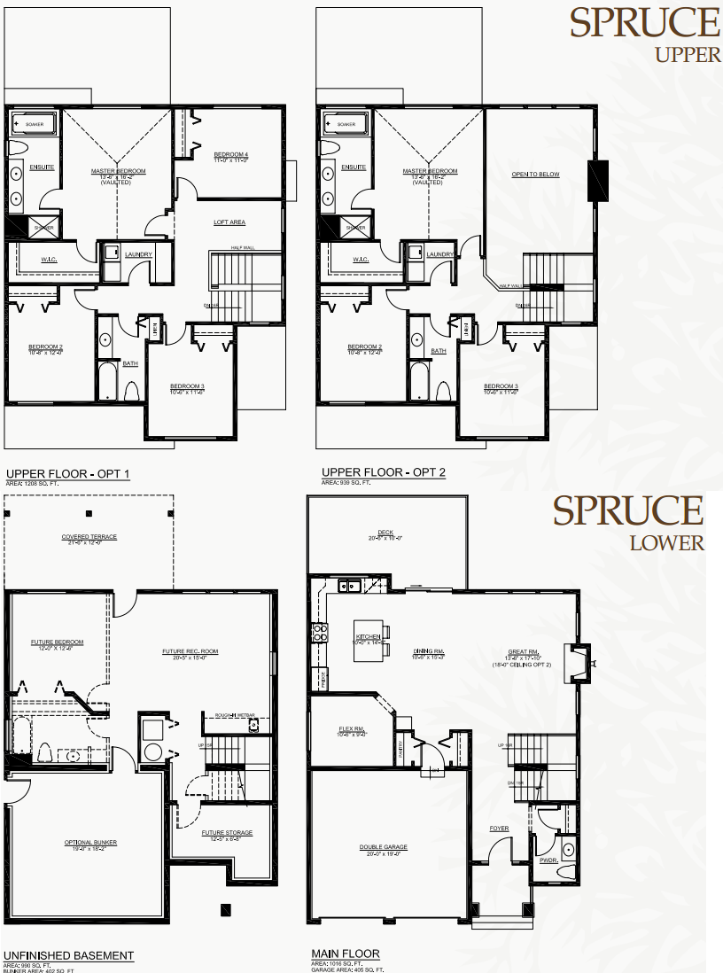 Foxwood Living - Spruce Floor Plan, Abbotsford BC | Livabl
