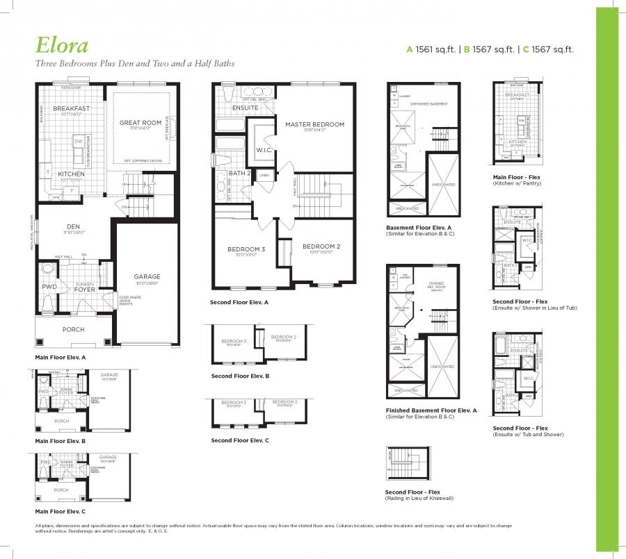 Enclave at Trailsedge - Elora Floor Plan, Ottawa ON | Livabl