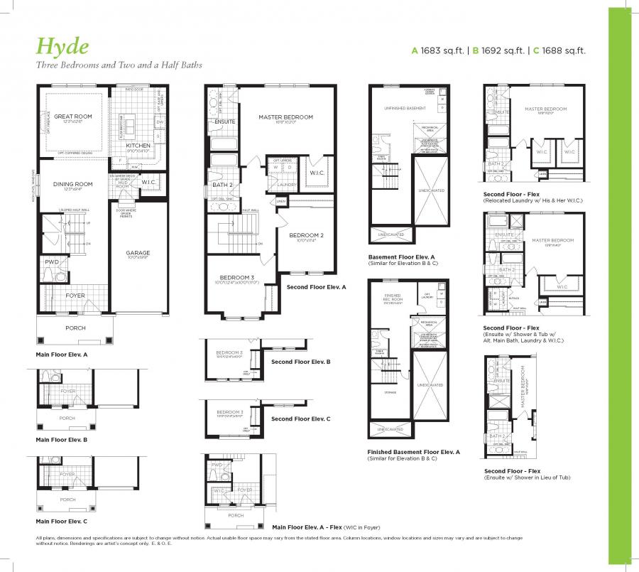 Enclave at Trailsedge | Hyde | Floor Plans and Pricing