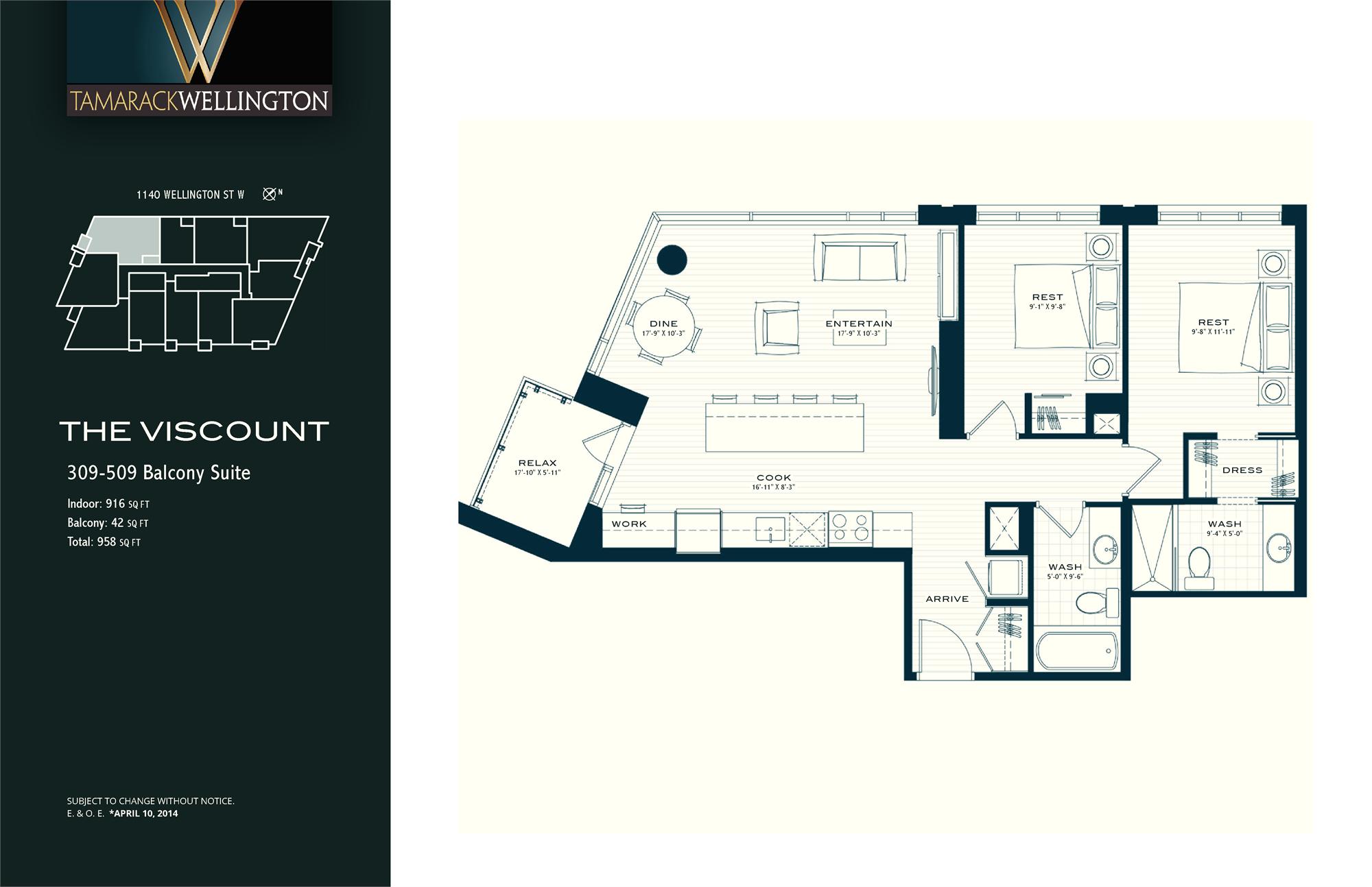 Tamarack Wellington | Viscount | Floor Plans and Pricing
