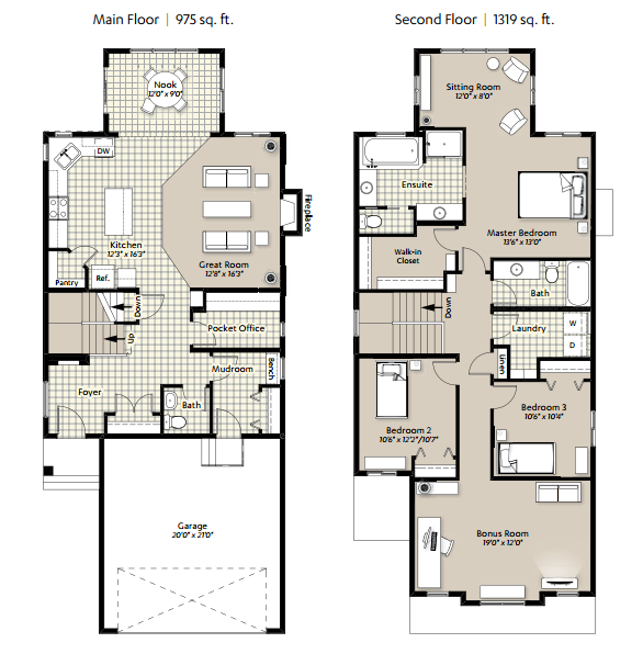 Kincora by Excel Homes - Ambleside II Floor Plan, Calgary AB | Livabl