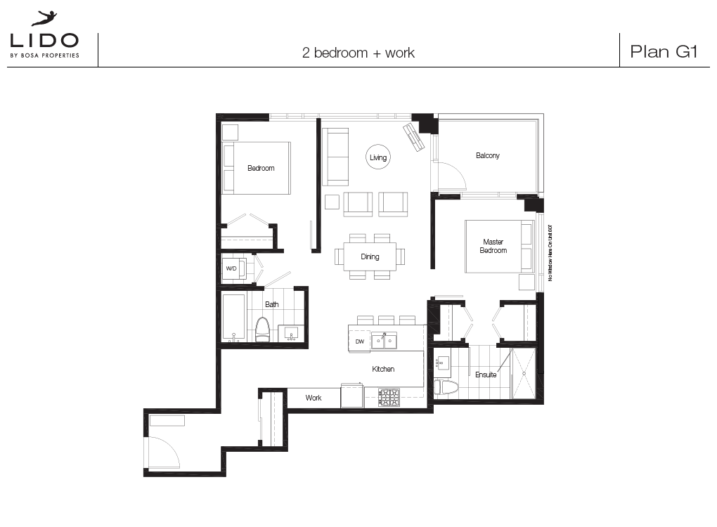 LIDO - G1 Floor Plan, Vancouver BC | Livabl