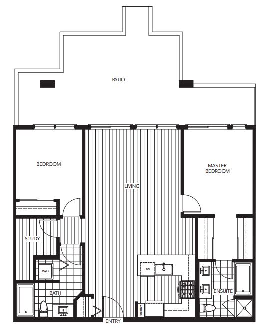 5555 Dunbar - C2 Floor Plan, Vancouver BC | Livabl