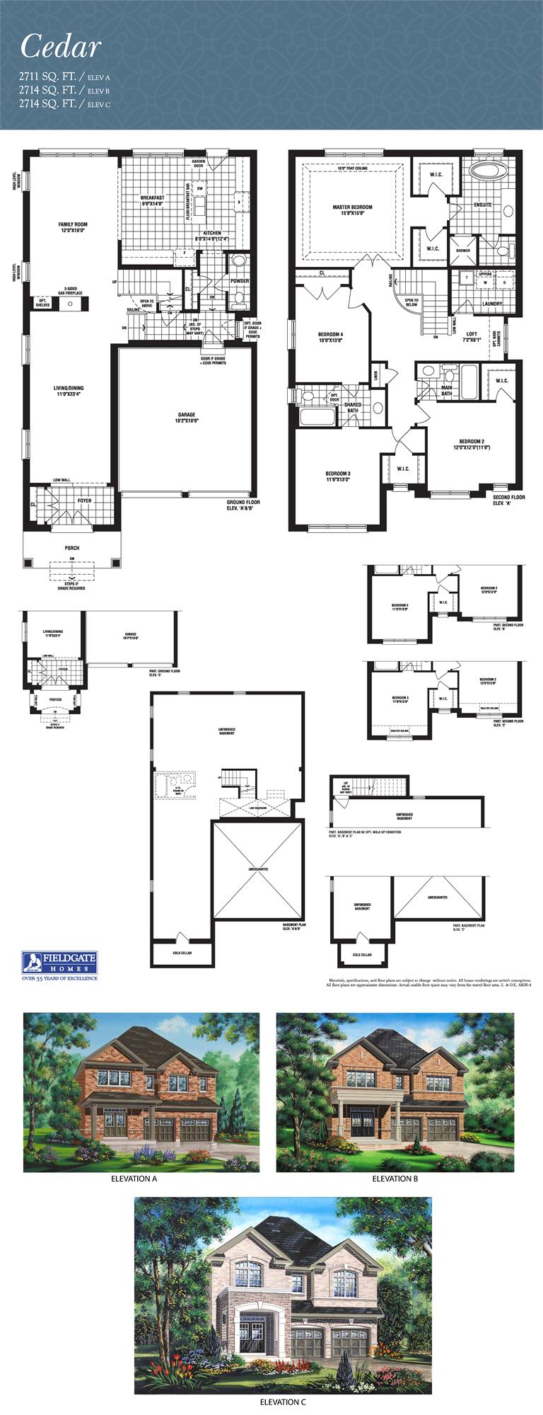 Aurora Trails | Cedar | Floor Plans and Pricing