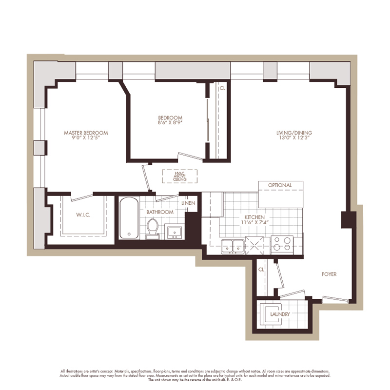 Royal Connaught - Wellington Floor Plan, Hamilton ON | Livabl