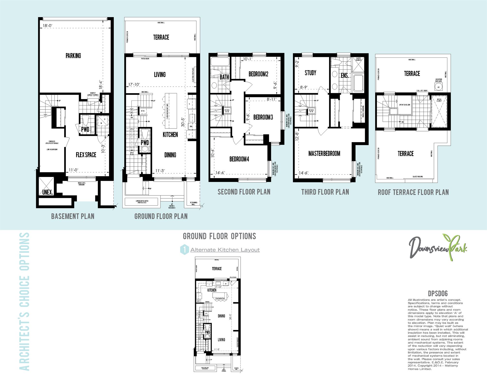 Downsview Park Towns | Stanley Park Semi | Floor Plans and Pricing