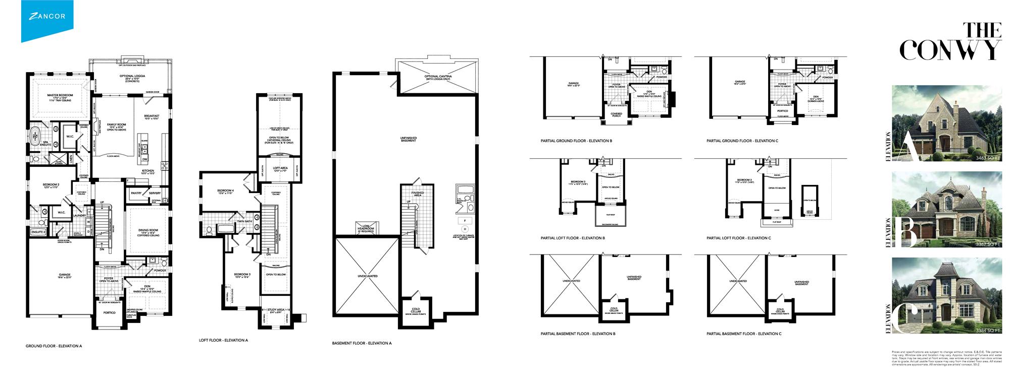 The Castles of King City - The Conwy Floor Plan, King ON | Livabl