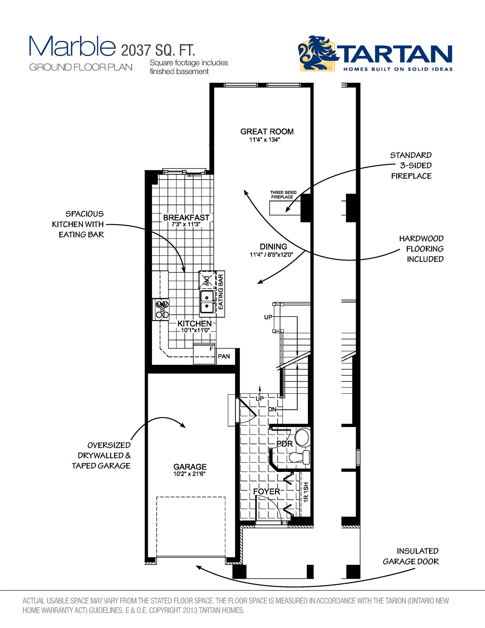 Havencrest - Marble Floor Plan, Ottawa ON | Livabl