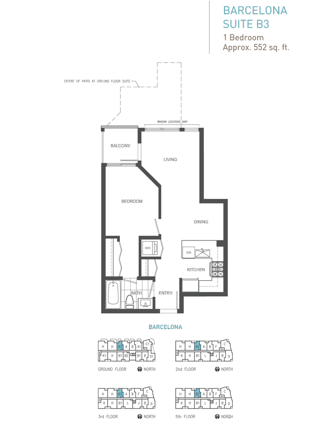 B3 floor plan at Parc Riviera (Barcelona, Lyon, Marseille, St. Tropez ...
