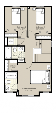 Copperfield - Ellison Floor Plan, Calgary AB | Livabl