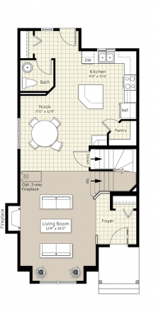 Copperfield - Sherwood Floor Plan, Calgary AB | Livabl