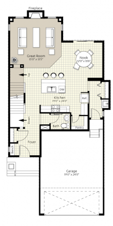 Ashton floor plan at Heron Pointe at Reunion by Excel Homes in Airdrie, AB