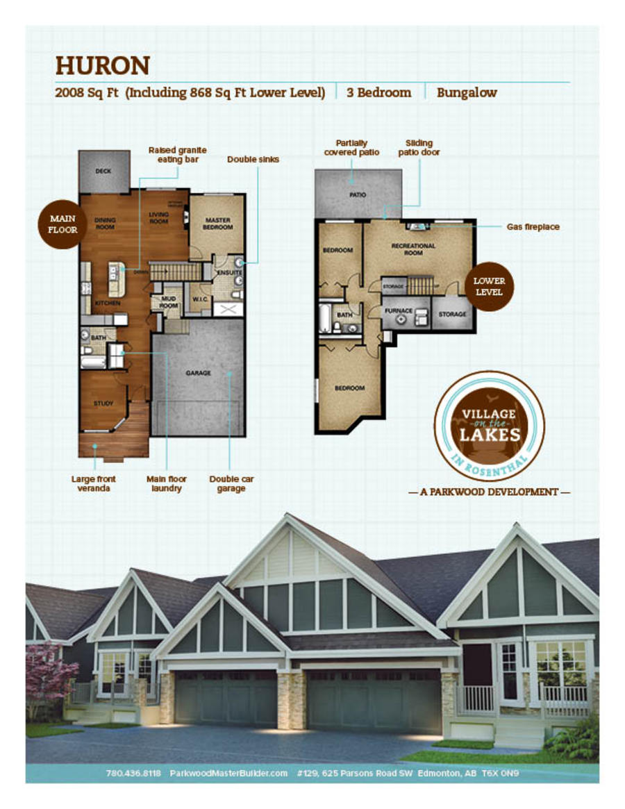 Village on the Lakes | Huron | Floor Plans and Pricing