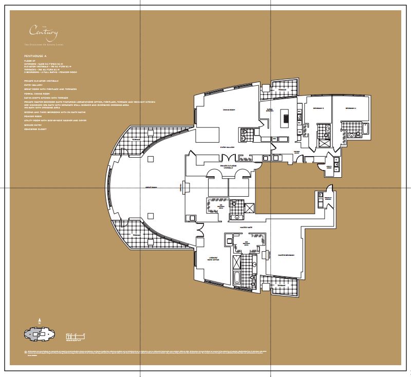 The Century | PH37A | Floor Plans and Pricing