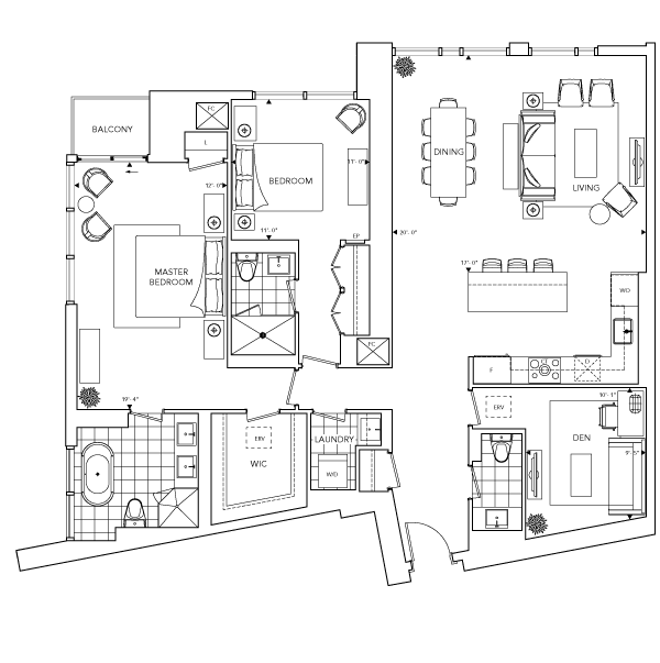 Ten York - 2G+D Floor Plan, Toronto ON | Livabl