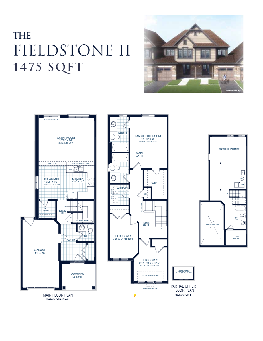 Solterra | The Fieldstone II B | Floor Plans and Pricing