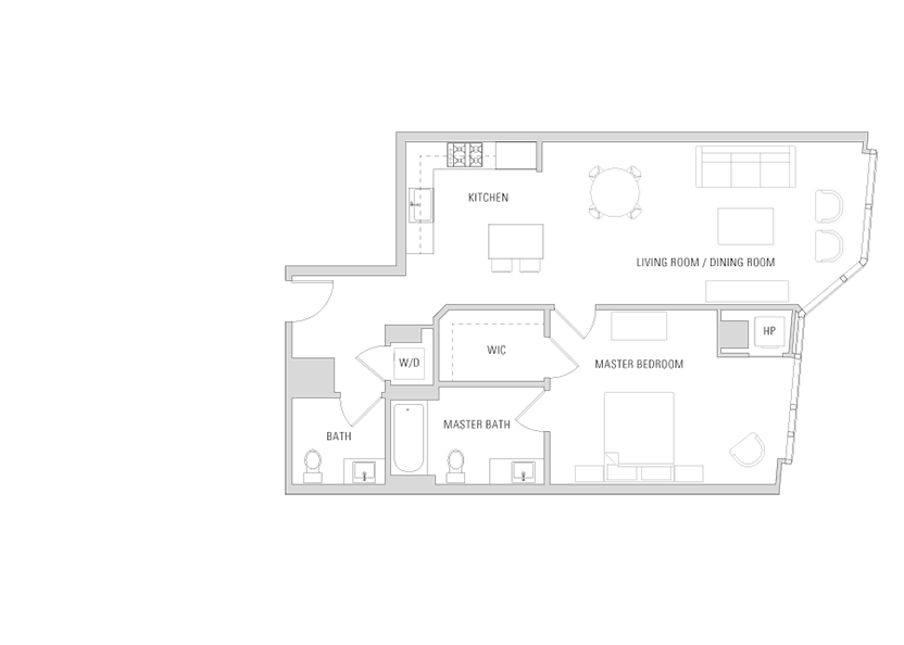 LUMINA - A-1F Floor Plan, SoMa-Potrero-Mission Bay CA | Livabl