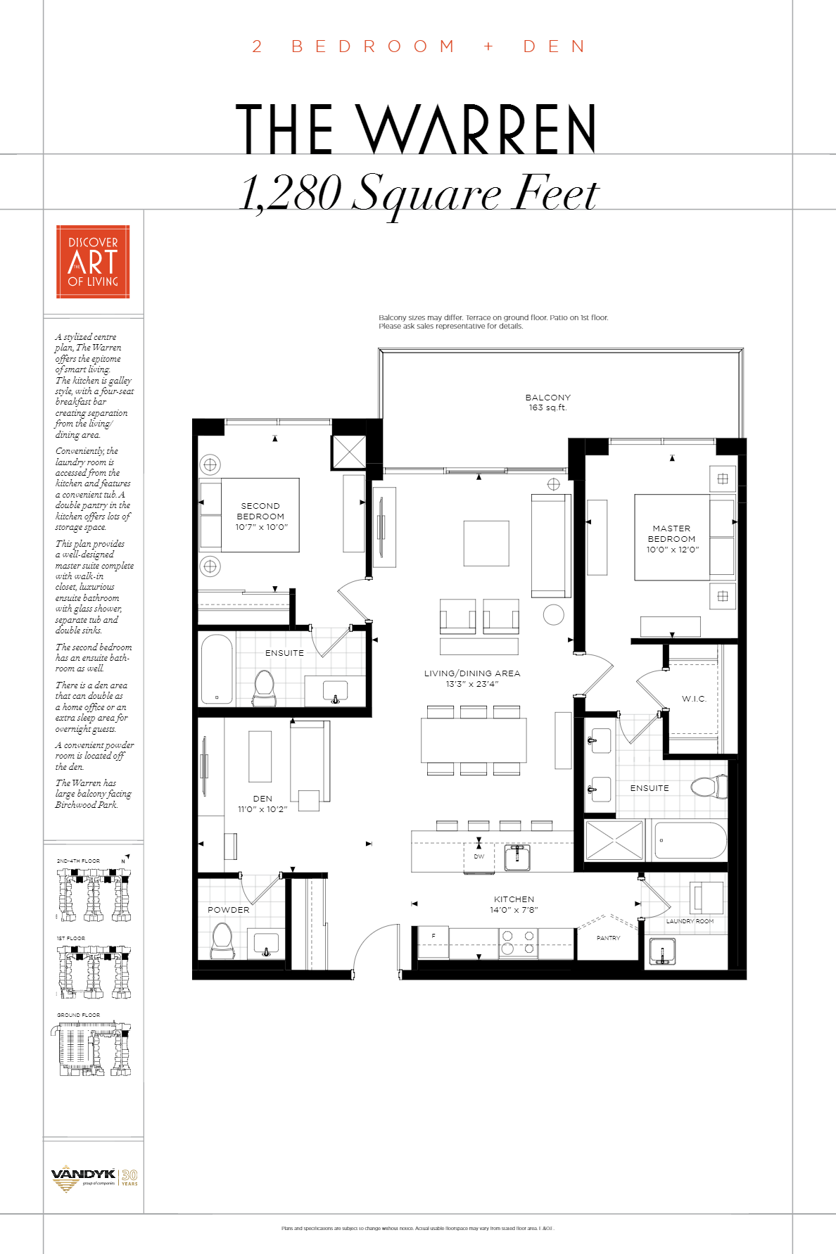 The Craftsman Condominium Residences | The Warren | Floor Plans and Pricing