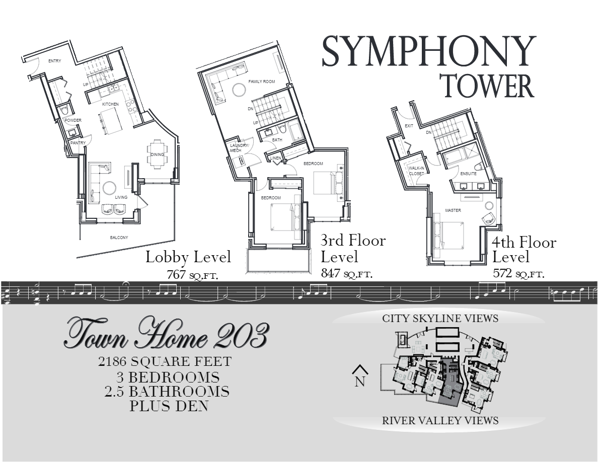 Symphony Tower - III Floor Plan, Edmonton AB | Livabl