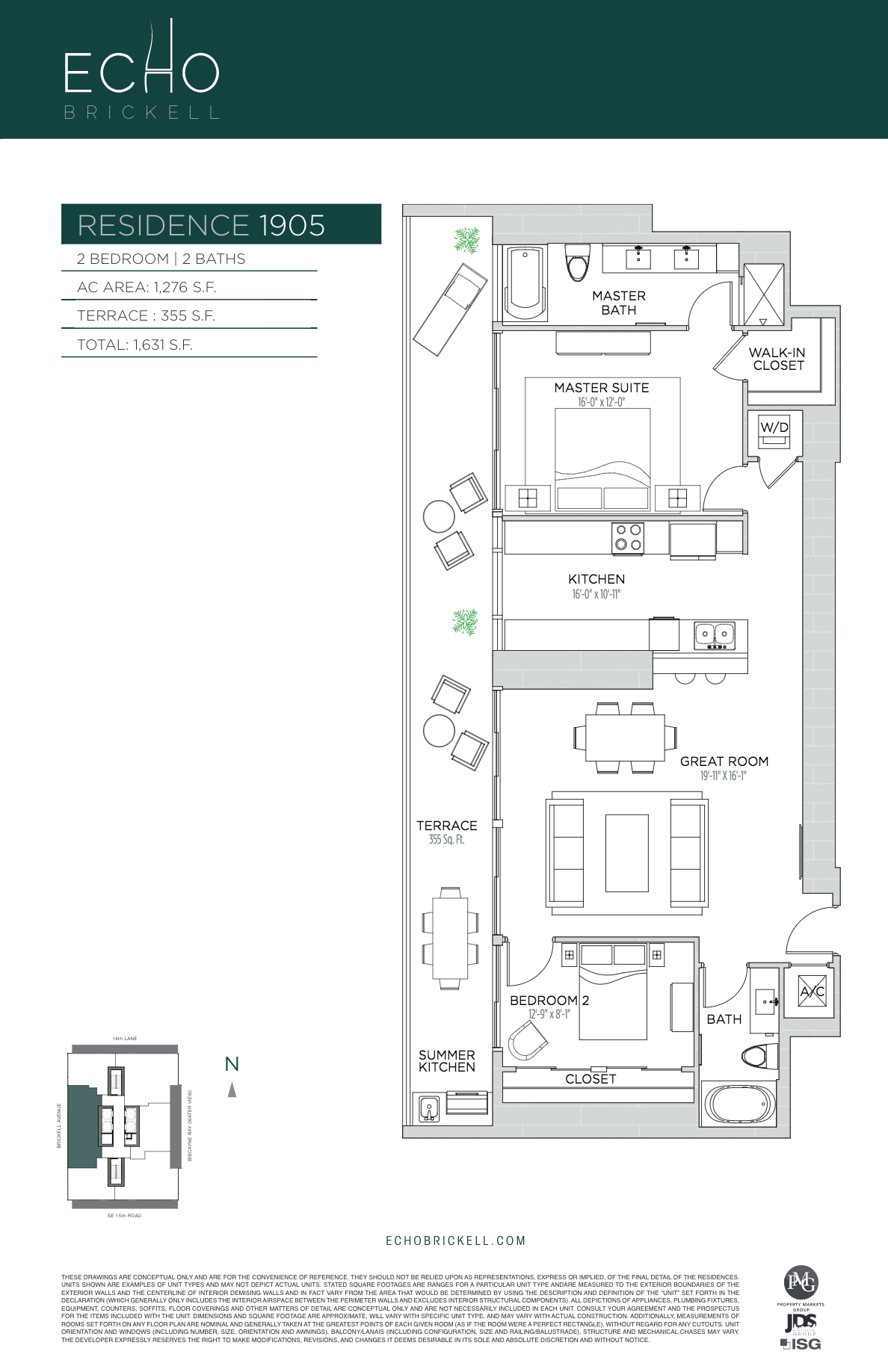 Echo Brickell | 1905 | Floor Plans and Pricing