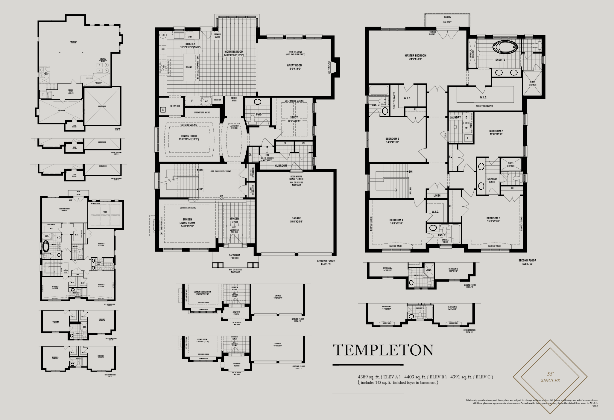 Royal Oakville Club - Templeton B Floor Plan, Oakville ON | Livabl