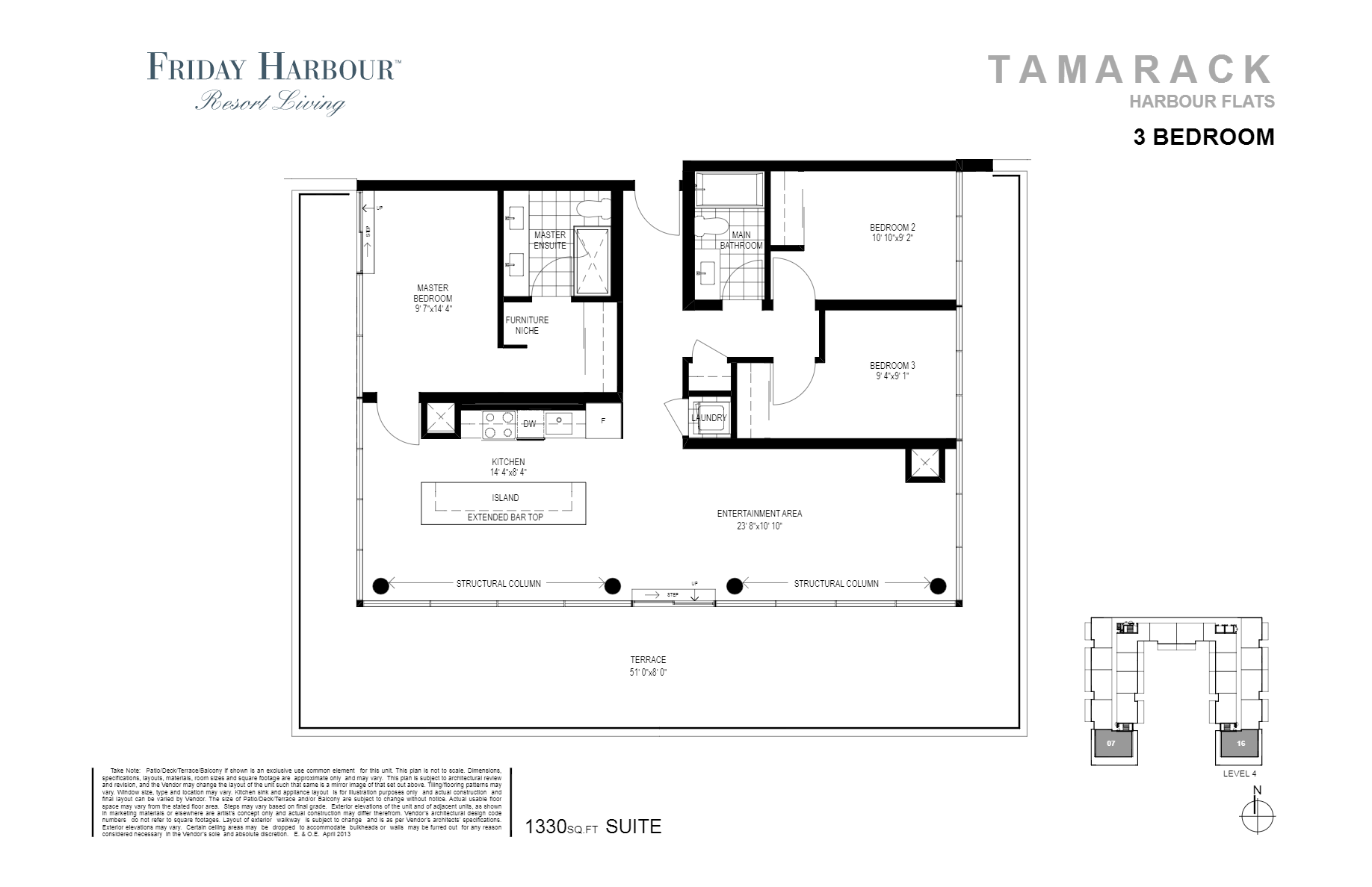Friday Harbour - Tamarack Floor Plan, Innisfil ON | Livabl