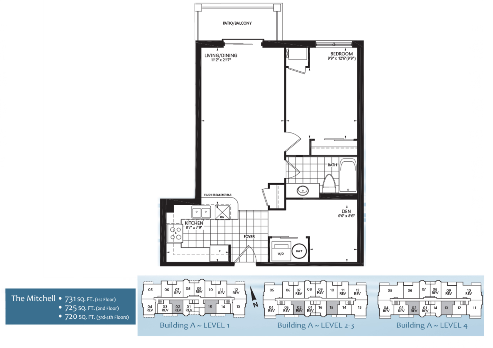 Port of Newcastle Harbourview Condominiums - Mitchell Floor Plan ...