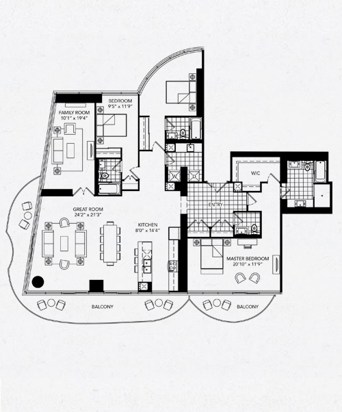 Claridge Icon - The Alessi Floor Plan, Ottawa ON | Livabl