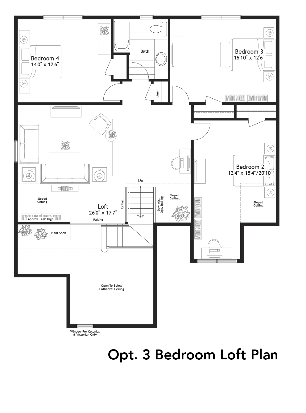 Lakeside Village – Port Hope | The Lancaster (Bungaloft) | Floor Plans ...