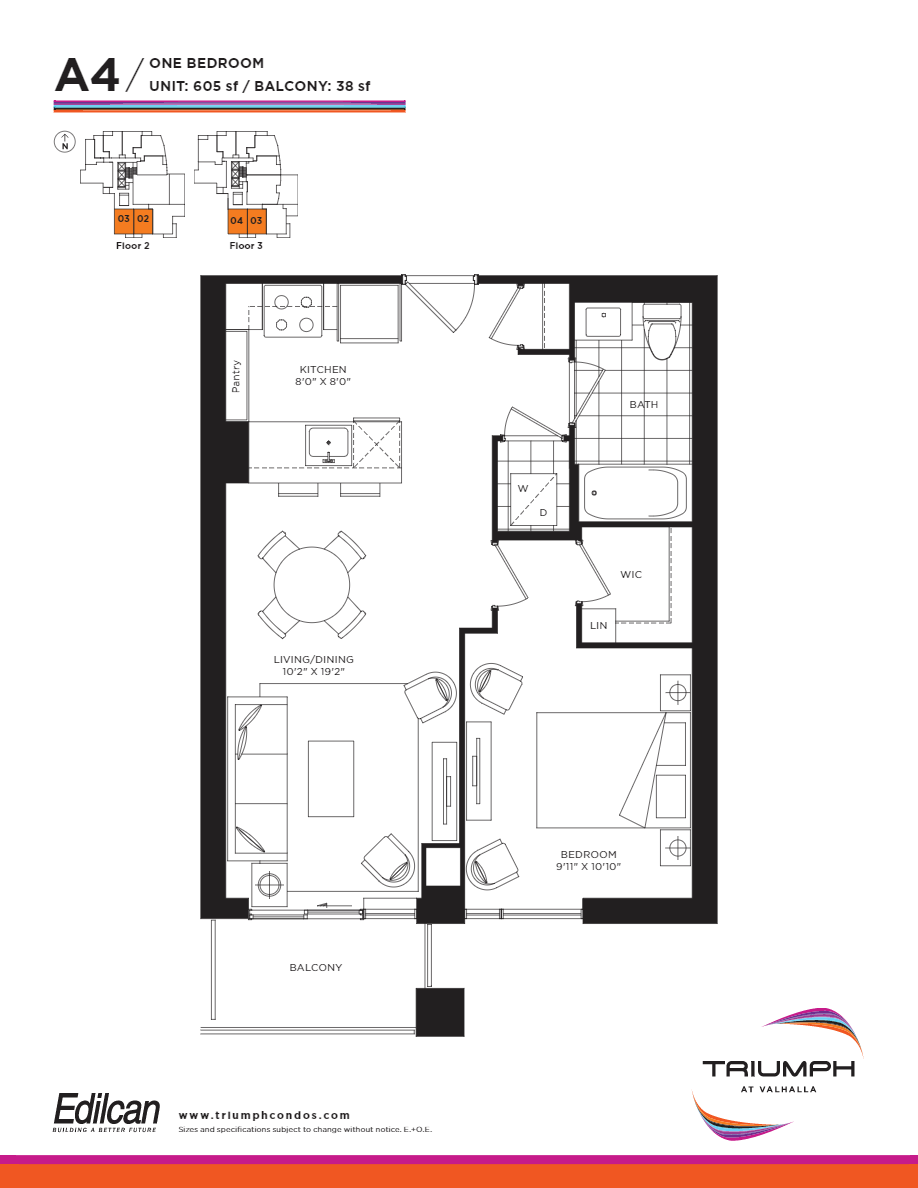 Triumph at Valhalla - A4 Floor Plan, Toronto ON | Livabl