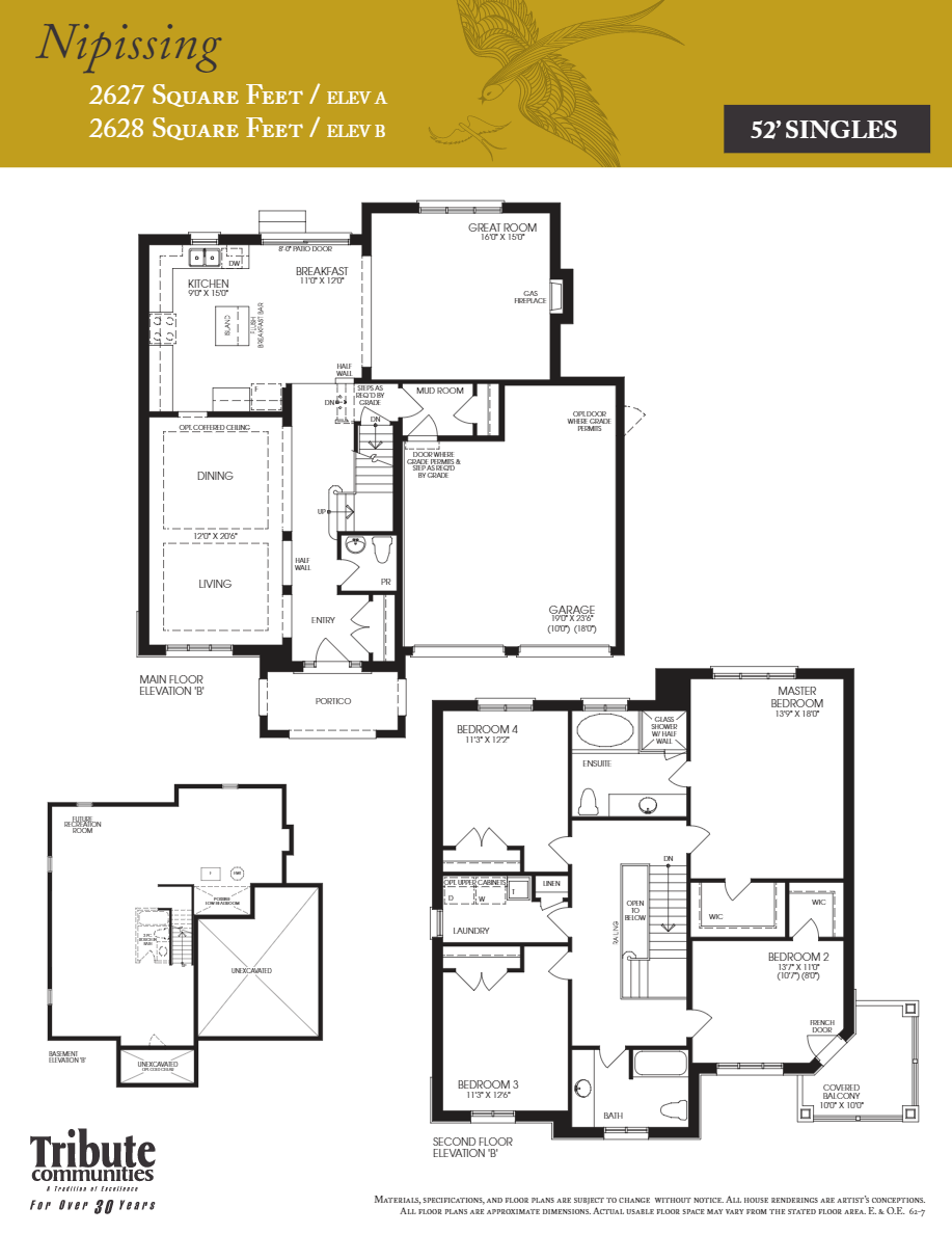 Stonemanor Woods | Nipissing | Floor Plans and Pricing