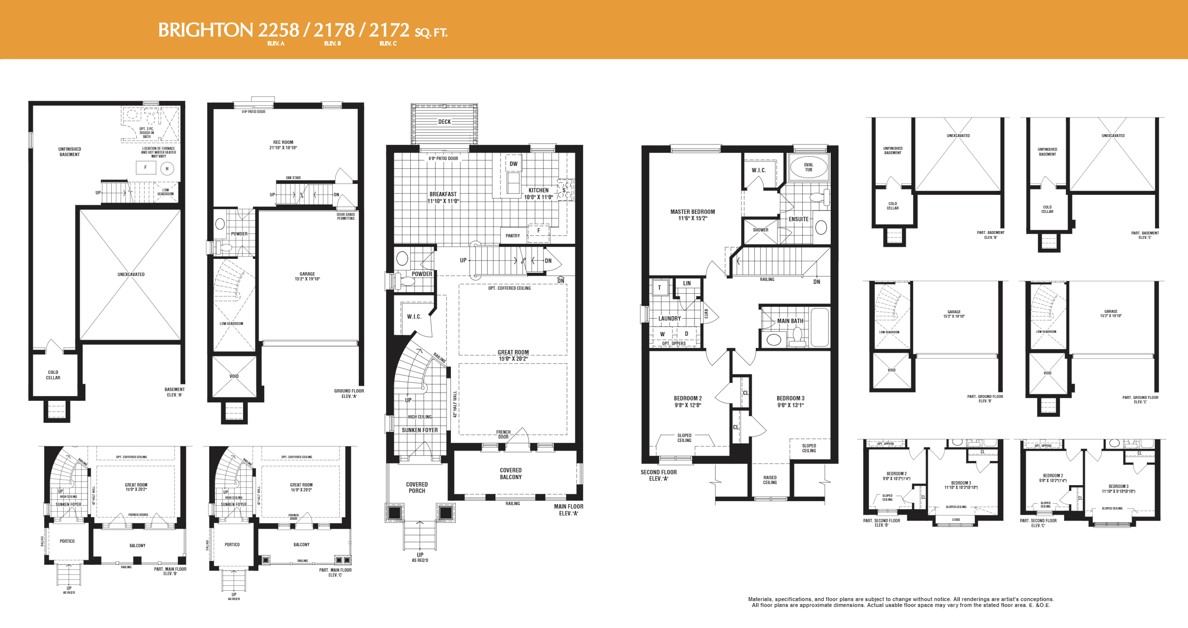 The Chateaus | Brighton | Floor Plans and Pricing