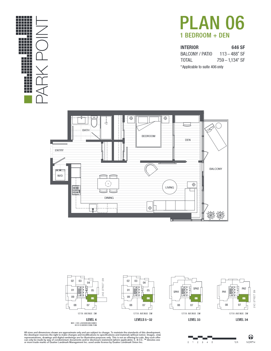 PARK POINT - Plan 6 Floor Plan, Calgary AB | Livabl