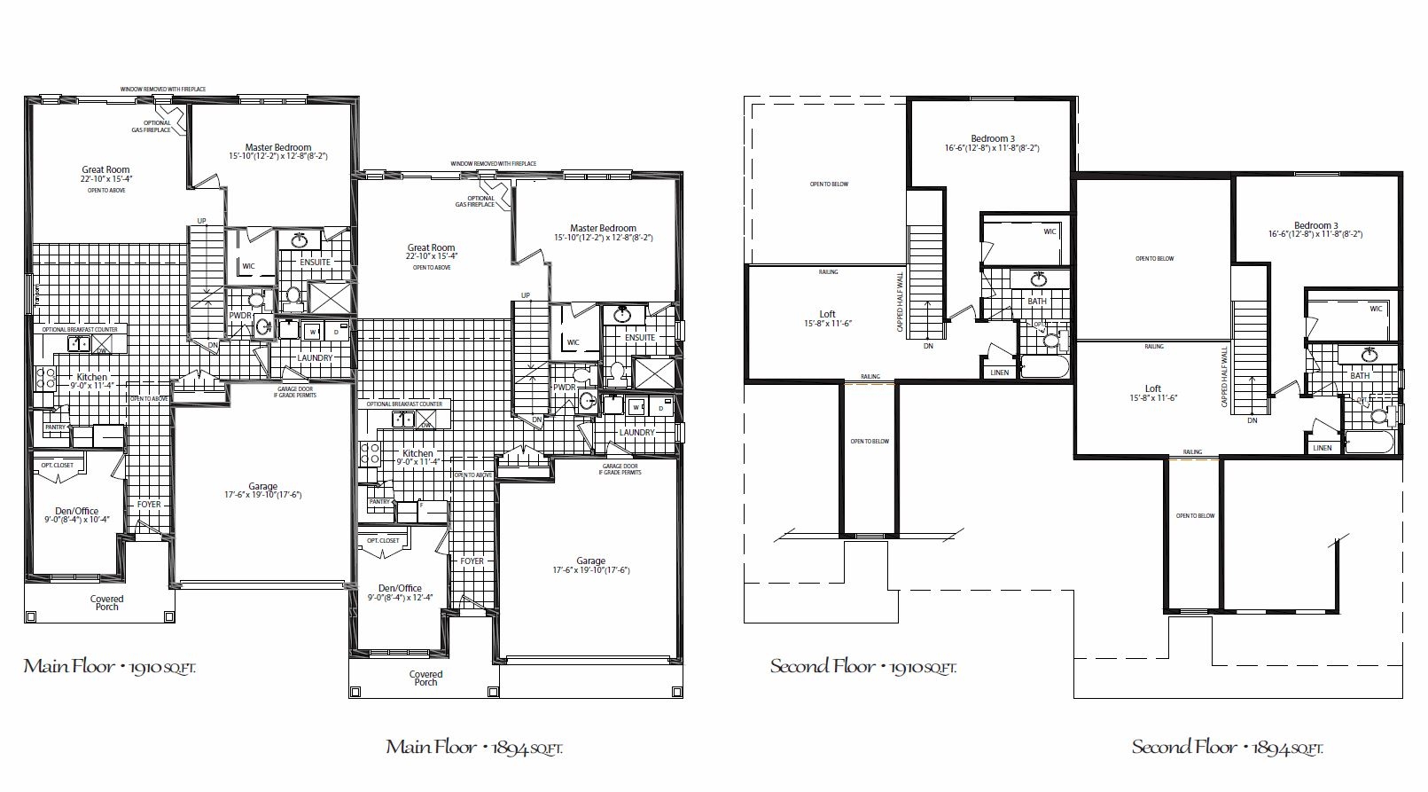 Heritage Lane - Bungaloft Semi A Floor Plan, Grimsby ON | Livabl