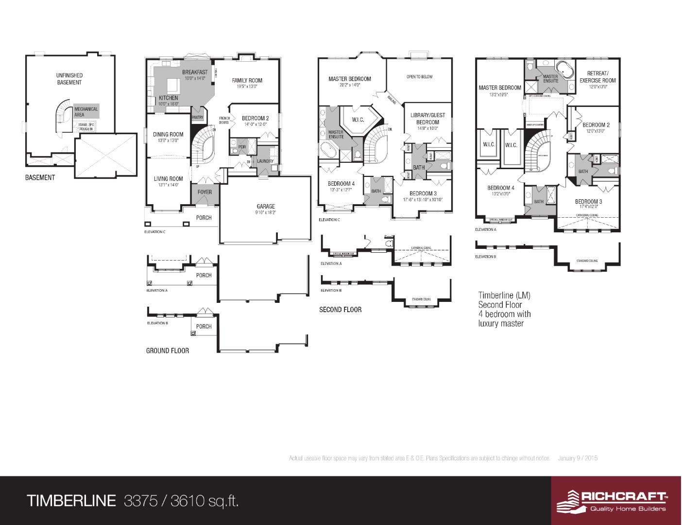 Trailsedge East - Timberline Floor Plan, Ottawa ON | Livabl